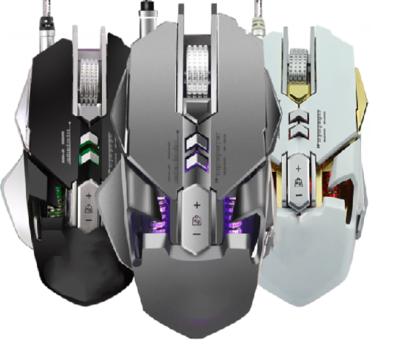 China 3200 DPI Ergonomic Gaming Mouse with Turbo Cooling Fan, Customizable RGB, 7 Programmable Buttons, 1.5m Braided USB,black,white,gun for sale