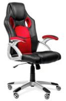 China Ergonomic Gaming Chair, Black PU/Red Mesh, 320mm Base, 200 lbs, Tilt & Height Adjustable for sale