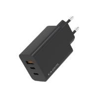 China 65W PD+QC Dual USB Charger,US Plug, 36W C + 18W A, Compact for sale
