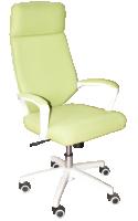 China Ergonomic Office Chair with Tilt,Green Fabric, PU Casters, 350mm Nylon Base for sale