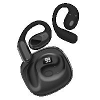 China TWS Earbuds Bluetooth 5.3,7H Playtime, F13 Driver, Type-C, White/Black for sale