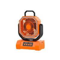 China 20000mAh Camping Fan with 270 degrees Manual&Auto Tilt, Remote Control, Power Bank, LED Light for sale