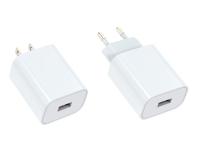 China QC 18W USB-A Fast Charger,US Plug, Multi-Voltage Output, Compact PE Pack for sale