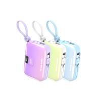 China 10,000mAh Gradient Power Bank-22.5W Fast Charge, Dual USB-C & Lightning, 3 Colors for sale