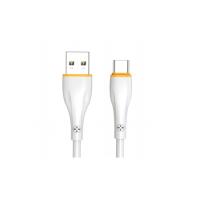 China 4-Core TPE Fast Charge Cable, 1m White, Micro/Type-C/Lightning for sale
