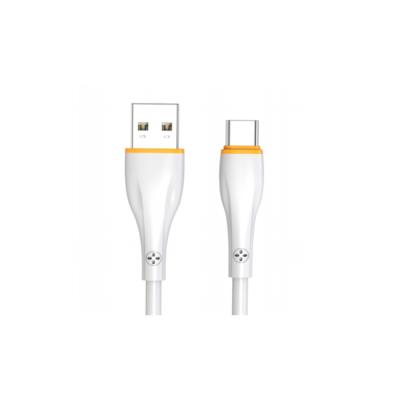 China 4-Core TPE Fast Charge Cable, 1m White, Micro/Type-C/Lightning for sale