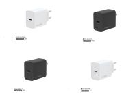 China 45W PD+QC Fast Charger (EU Plug), Black/White, Color Box for sale