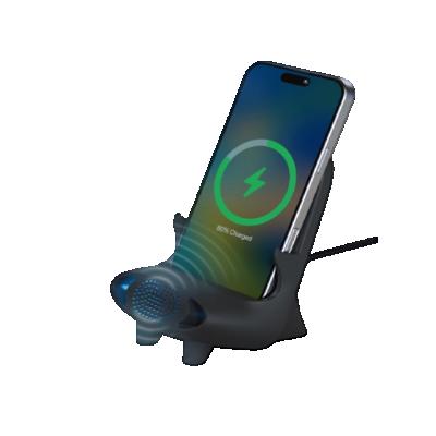 China Bluetooth Speaker with 15W Wireless Charger, 3 Colors for sale