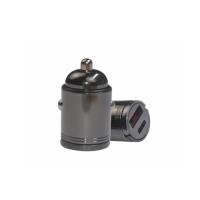 China 20W Mini Alloy Car Charger USB-A+C Dual Port PD/QC Fast Charge for sale