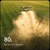 China Z80 Flagship Agri-Drone: 80L Spray + 120L Spread + 80kg Lift | Metal Truss Quick-Swap Platform for sale
