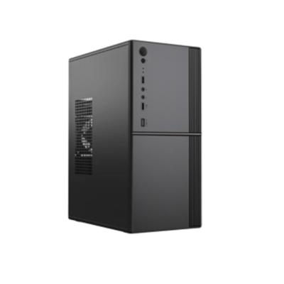 China Compact ATX Case 0.33mm SPCC, Front 12cm Fan, Dual USB+Audio, M-ATX Support, 260*160*350mm for sale