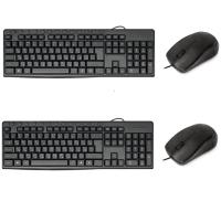 China Wired Waterproof Multimedia Keyboard & Mouse Set 104-Key+13 Hotkeys / 1200 DPI HIPS Customizable for sale