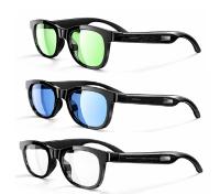 China Bluetooth 5.4 Audio Sunglasses w/FM Type-C 6H Playtime 38.5g Lightweight Multi-Color for sale