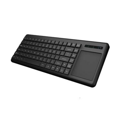 China 89-Key Dual-Mode Wireless Touch Keyboard, 2.4G + BT5.0 + Type-C Rechargeable, 500mAh Battery & 10M Keystroke Lifespan for sale
