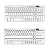 China Rechargeable 2.4G/BT Wireless Keyboard ,101 Keys, Type-C, 50M Keystrokes for sale