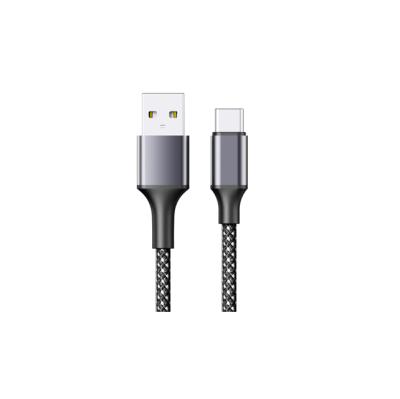 China USB2.0 Magnetic Retractable Fast Charge Cable,Type-C to A, 3A/480Mbps, 1M Braided for sale