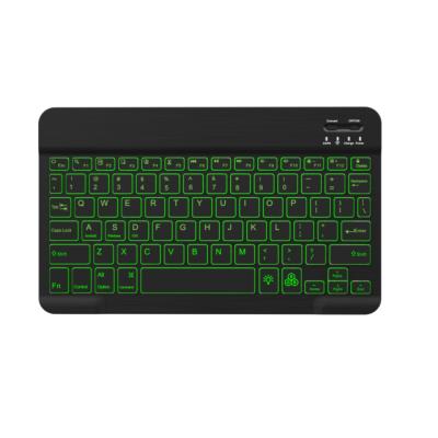 China 9.4 Inch Portable Bluetooth Wireless Keyboard,78 Keys Scissor Structure Rechargeable ABS Slim BT3.0 LED Keyboard for LaptoP&PC for sale