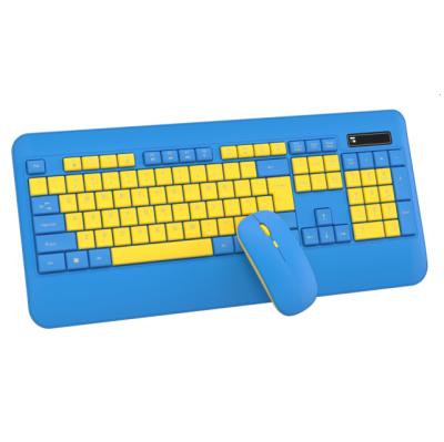 China 2.4G Wireless Keyboard & 4D Wireless Mouse Combo, HIPS Plastic, USB Receiver Plug and Play, 800-1200-1600DPI, 10M Working Distance for sale