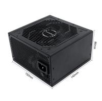 China 600W ATX 3.1 PSU PCIe 5.1 12V-2x6 Native Cable 80Plus Bronze Capxon Samxon Black Flat Bulk Pack for sale