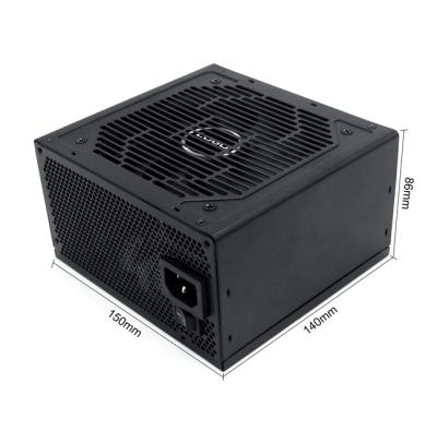 China 600W ATX 3.1 PSU PCIe 5.1 12V-2x6 Native Cable 80Plus Bronze Capxon Samxon Black Flat Bulk Pack for sale