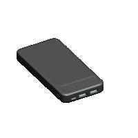 China 8000/9000/10000mAh ABS Portable Power Bank, Type-C DC5V-2.1A Input, Dual USB DC5V/2.1A Output, Multiple Safety Protection for sale