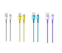 China Type C Male to Type A Male Cable, 1M Length, Max 3A Current, 5V DC, 480Mbps Data Speed, PVC Jacket, Multiple Colors for sale