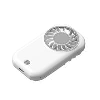 China Mini Handheld Fan 1200mAh Li-ion 5 Level Wind 2.5H Charge 4.5H Runtime Type C Black Green Gift Box for sale