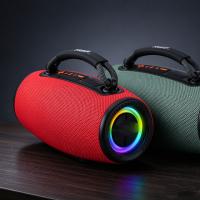 China 20W Portable Bluetooth Speaker, Wireless Stereo Speaker with LED Scrolling Light, Support BT/TWS/FM/TF/USB Playback, 1200mAh for sale