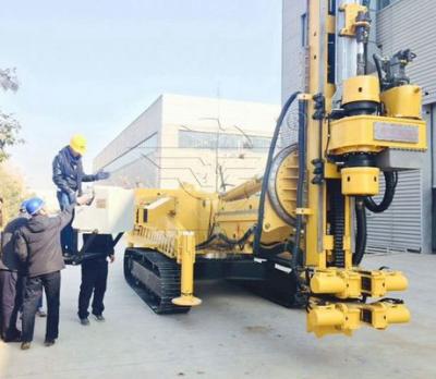 China Cummins Diesel Engine Engineering Exploration Drilling Rig for Pipe Drilling  in Russia for sale