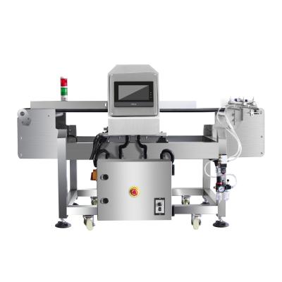 China Large Digital Tunnel Type Frozen Meat Packaged Food Processing All Metal Detector For Chocolate 304 Stainless Steel for sale