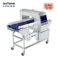 China Food Industry Conveyor Belt Metal Detector For Meat Seafood Vegetable Fruit With Rejection for sale