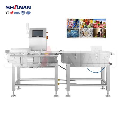 China Factory High Accuracy Food Conveyor Check Weigher Checkweigher For Bottle Jars Checkweigher Weighing Soring Machine for sale