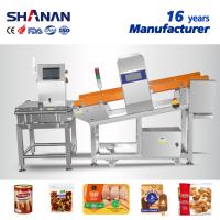 China Combo Metal Detector And Checkweigher For Food Can Frozen Packaging Weighing Machine for sale