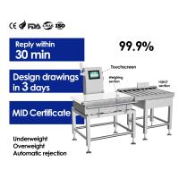 China Sorting And Weighing Weight Sorting Machine With ±0.1g Sorting Accuracy Checkweigher for sale