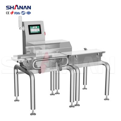 China High Speed Checkweigher Weight Divider Package Quality Checker Food Plastic Bags Crates Bottle Toy Parts Product for sale
