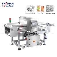 China Induction Food Metal Detector Sensitivity Food Industry Food Safety Factory Bakery Conveyor Belt for sale