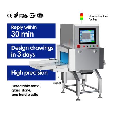 China Food Industry X-Ray Inspection Machine For Aluminum Foil Pouches And Canned Goods Foreign Object Detection for sale