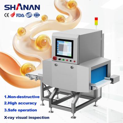 China Food X Ray Machine with Self learning Manual Adjustment Parameter Settings and Inspection Speed Up To 600 Products Per Minute for sale