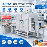 China Non-destructive X-ray Food Safety Inspection System For Canned Goods Powdered Milk Fish Meat With Automatic Rejection Capability for sale