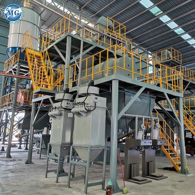 China Durable Dry Mortar Equipment Dry Valve Type Automatic Putty Mortar Production Line for sale