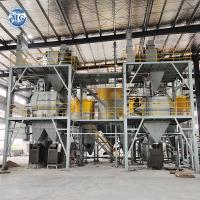 China PLC Engineer Guided Dry Mortar Production Line 200KW Power  100-120t/H for sale