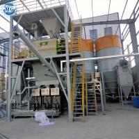 China 10 - 30T/H Dry Mortar Plant 9m With PLC Control Full Automatic 90KW for sale