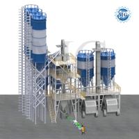 China Full Auto PLC Control Dry Mortar Powder Mixing Tile Adhesive Machine for sale