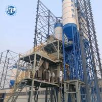 China Energy Saving Dry Mortar Mixing Machine Wall Putty Skim Coat Tile Glue 30T / H for sale