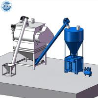 China Sand Cement Mortar Dry Mix Plant 4 - 5T/H Improved Simple 6000*3000*3200mm for sale
