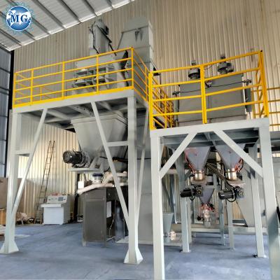 China 10 - 12T/H Full Automatic Dry Mix Mortar Plant With Twin Shaft Paddle Mixer for sale