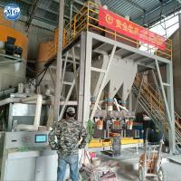 China 10 - 30T/H Full Automatic Tile Adhesive Machine 12m With Twin Shaft Paddle Mixer for sale