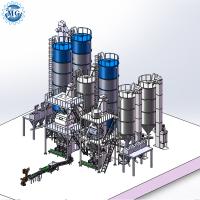 China 15 - 30T/H Dry Mortar Mixer Machine Full Automatic 9m With Twin Shaft Paddle for sale