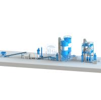 China Customized Dry Mix Mortar Plant Fuel Electronic Weighing System  Twin Shaft for sale