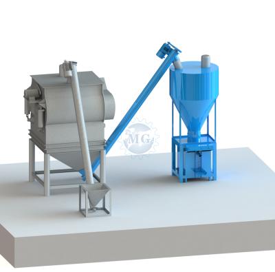China Electronic Weighing System Dry Mix Mortar With Cement Silo Available for sale